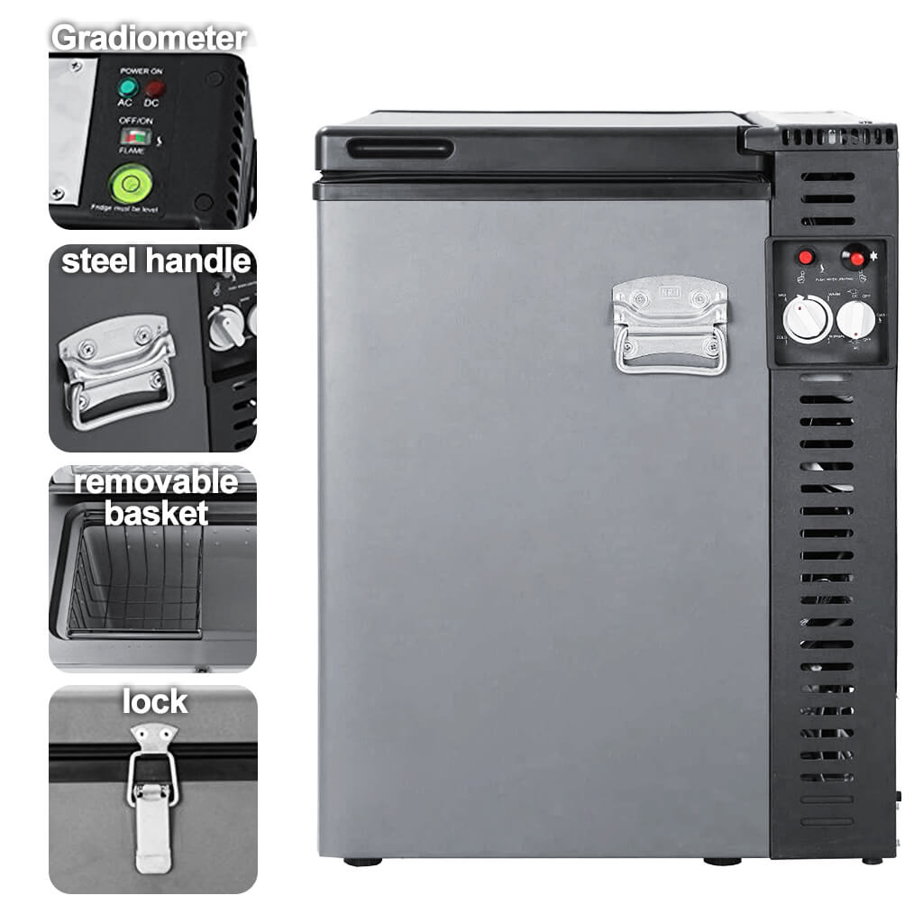 SMAD Propane Freezer RV Freezer 110/12 volt Chest Outdoor Camper ...