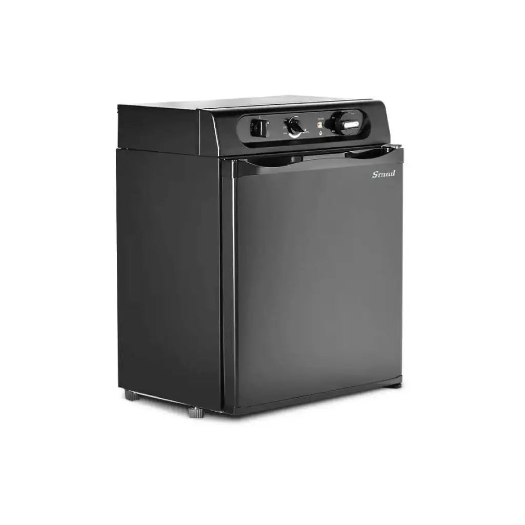 SMAD 1.4 cu.ft Black 3-WAY Portable Gas Propane Refrigerator, Small Ca ...